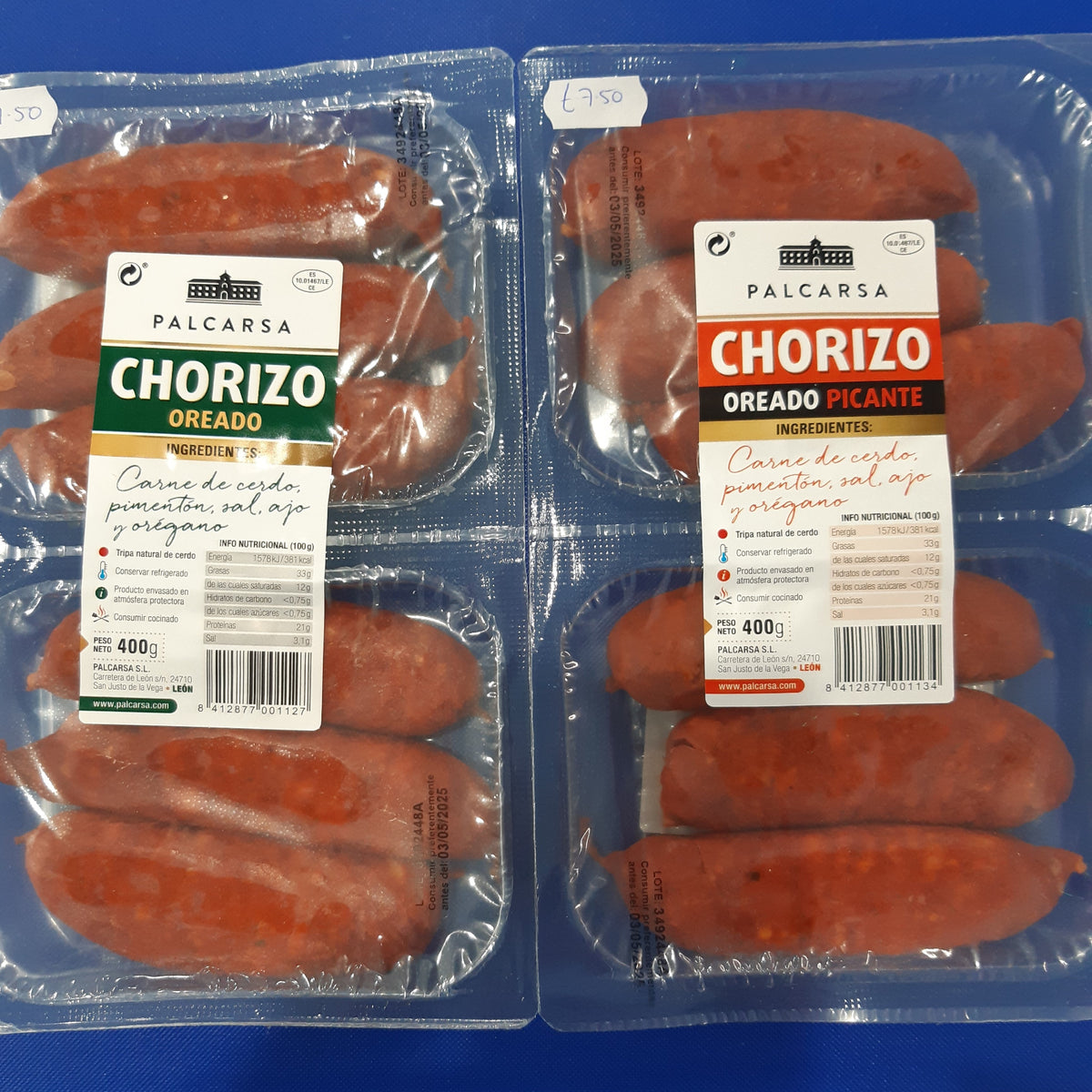 Chorizo - 400g packs – Mermaid Seafoods