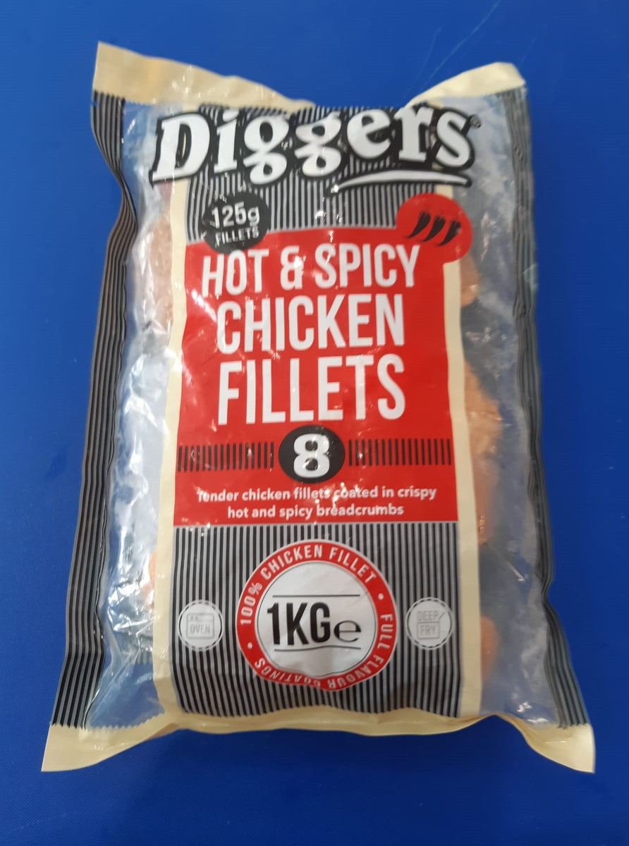Hot & Spicy Chicken Fillets - 1kg bag – Mermaid Seafoods