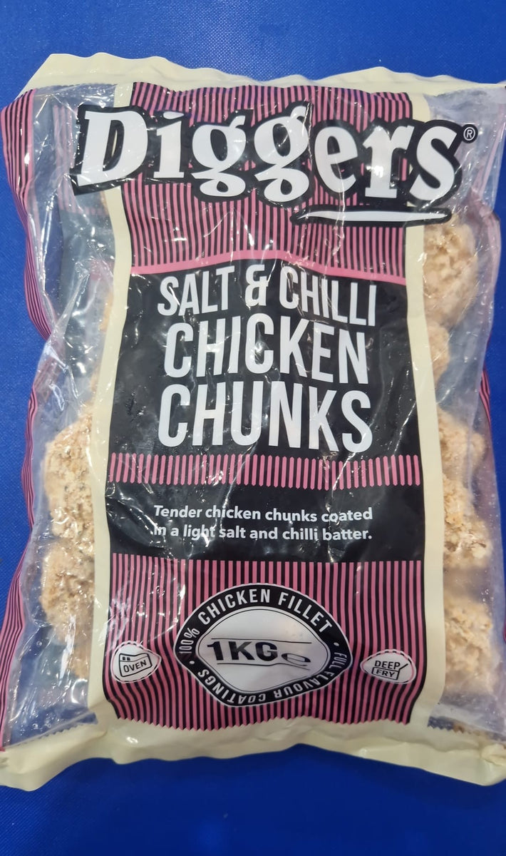 Salt & Chilli Chicken Chunks - 1kg bag – Mermaid Seafoods