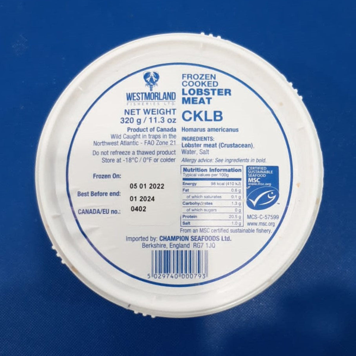 Frozen Lobster Meat - 320g tub – Mermaid Seafoods