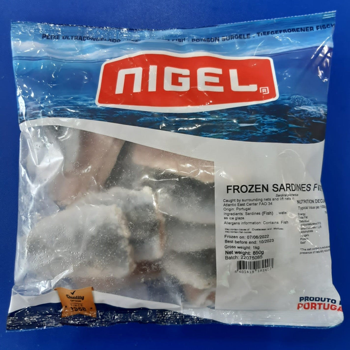 Sardine Fillets - Frozen - 1kg – Mermaid Seafoods